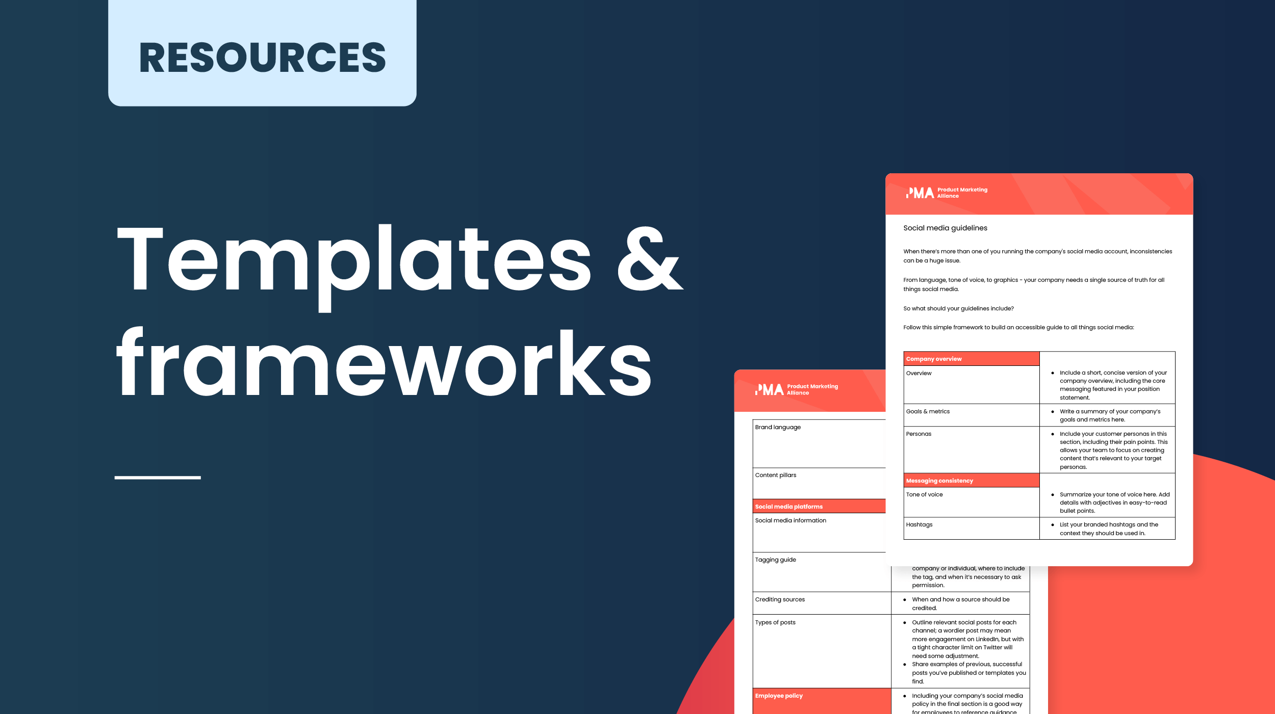 Templates & frameworks (Insider)