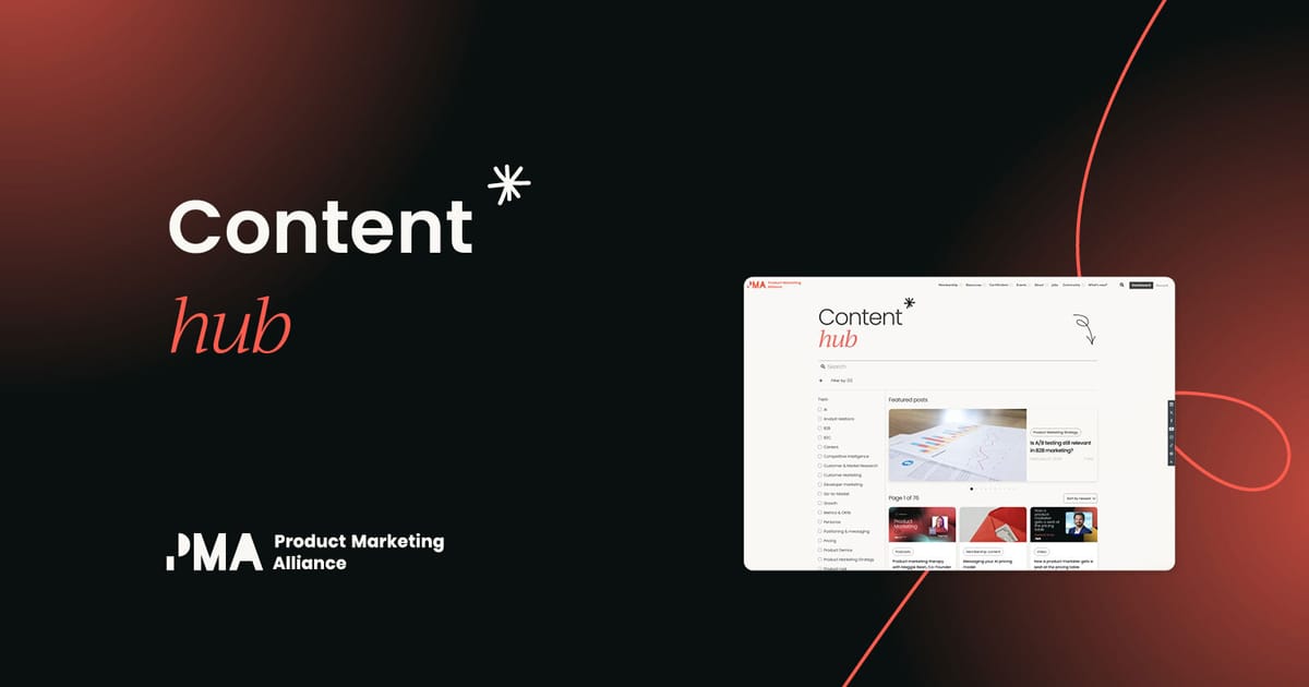 Product Marketing Alliance - Content Hub